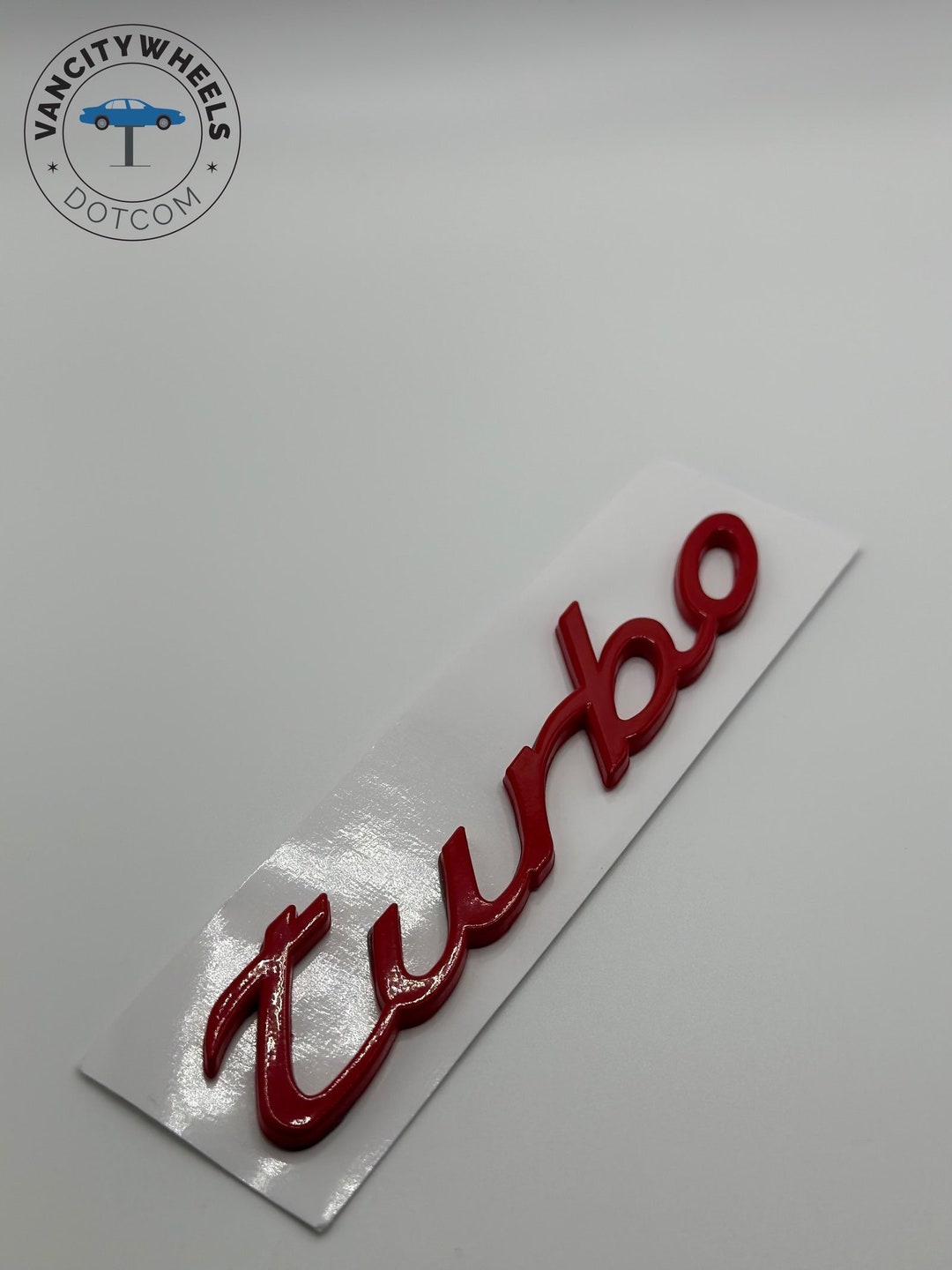 Turbo Emblem Sticker for Porsche RED - Etsy