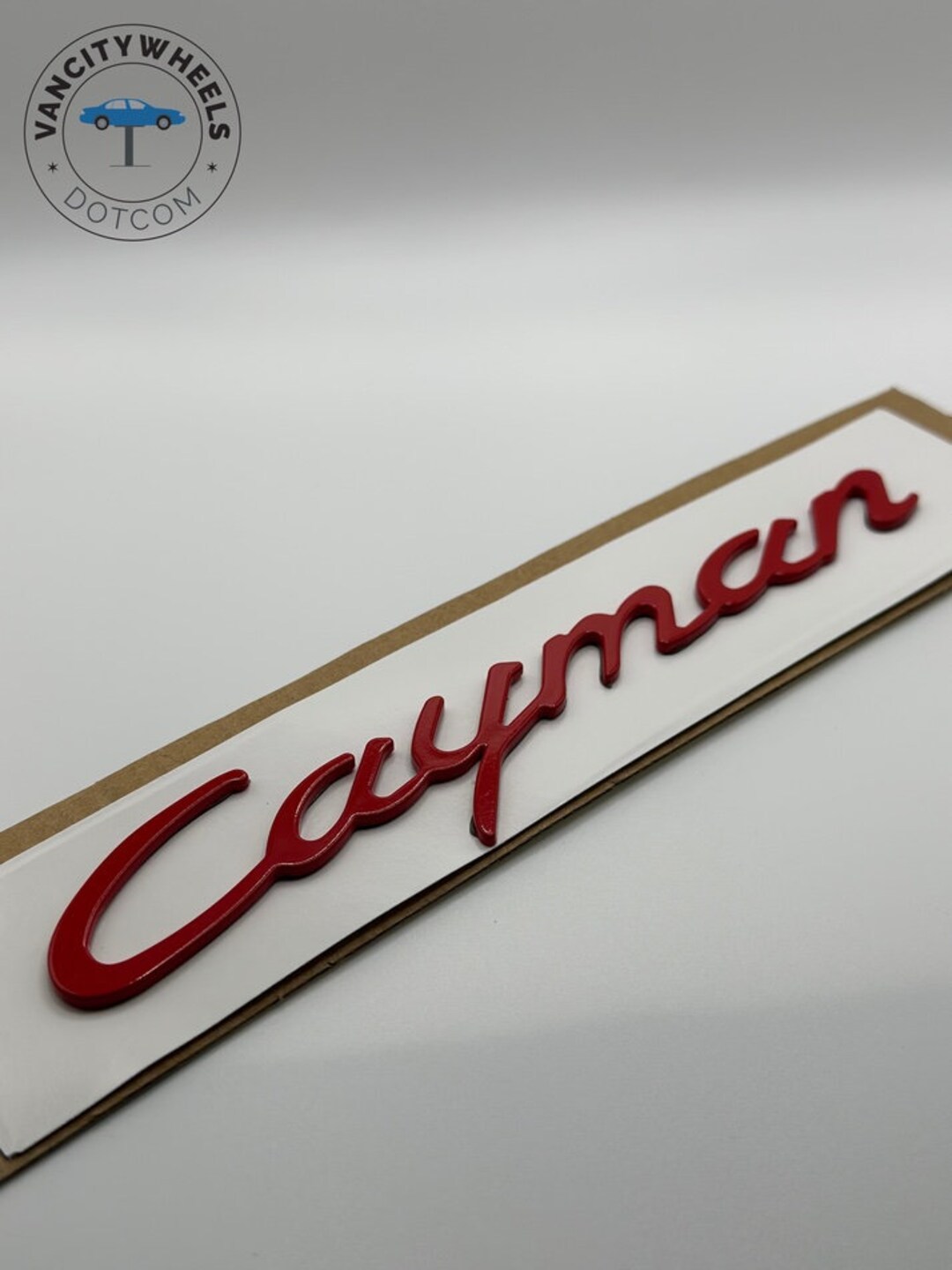 Porsche Cayman Trunk Script Emblem 987 98755923901 RED - Etsy