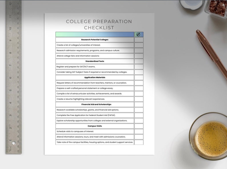 College Preparation & Dorm Checklist 5-page PDF - Etsy