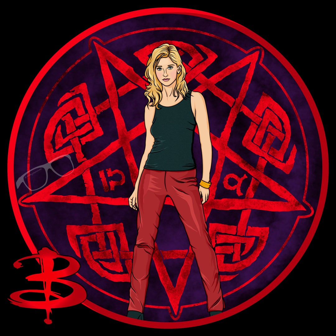 Buffy the Vampire Slayer Art Print 8”x8” - Etsy