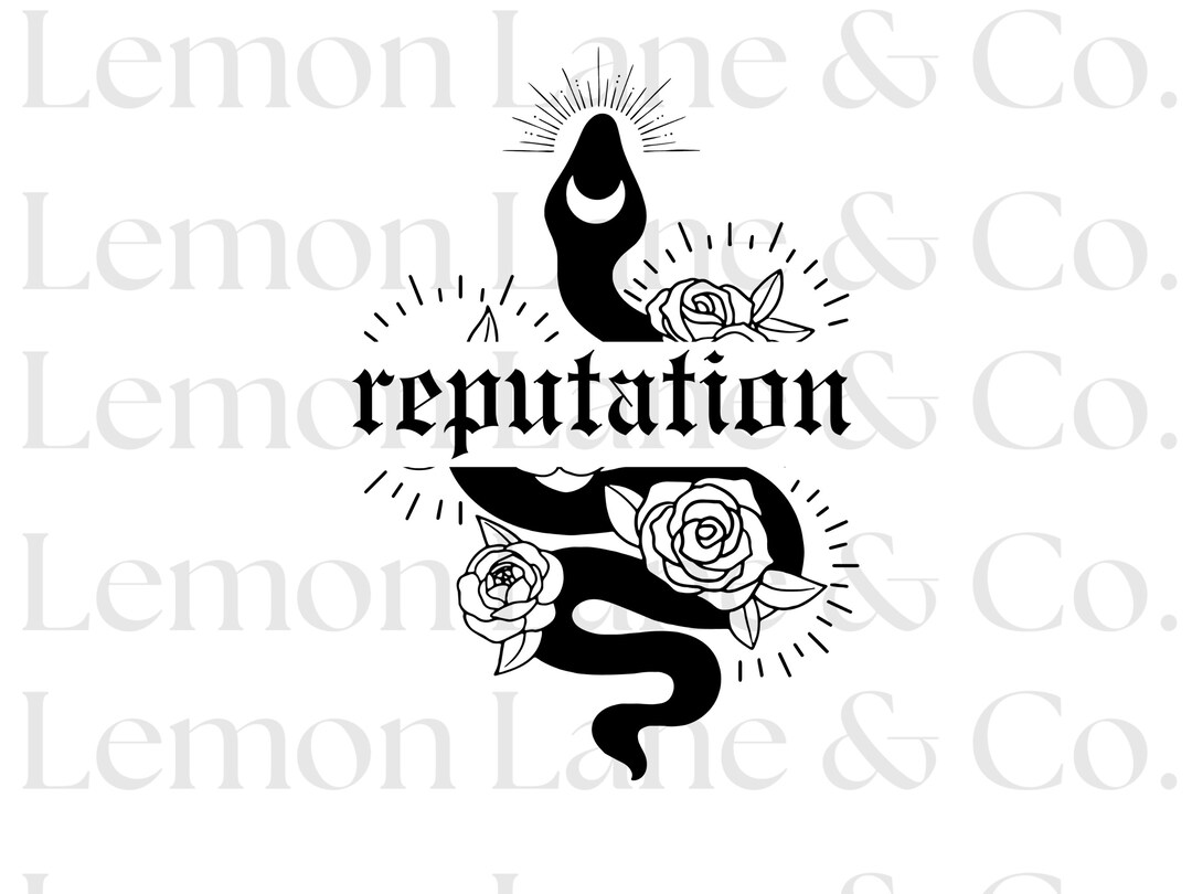 Reputation Serpent Digital Art File Cutting File, SVG - Etsy