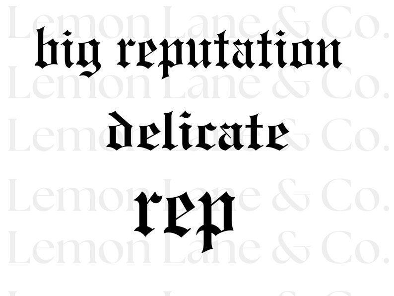 Reputation Bundle SVG & PNG Taylor Swift Inspired. - Etsy