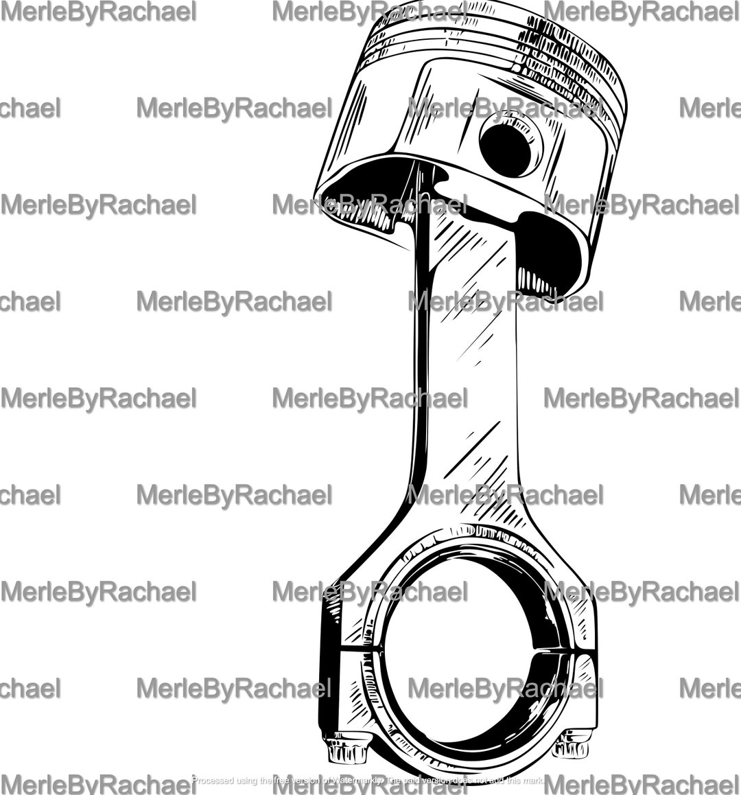 Piston Vector SVG Images | Digital Download | High-quality Graphics ...