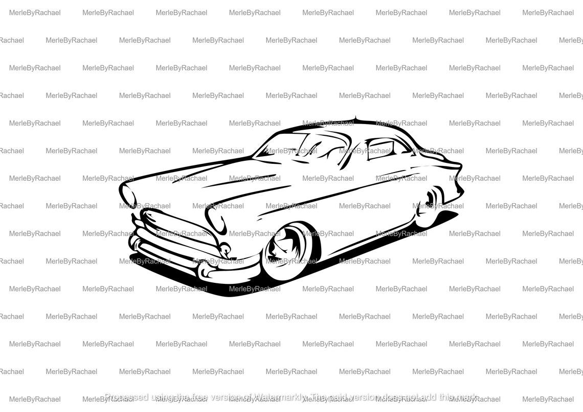 Classic Car Bundle of 3 Vector SVG Images Digital Download Vintage ...