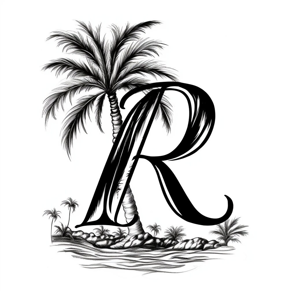 Custom Palm Tree Unisex Tshirt Beach Letter Customized Text - Etsy