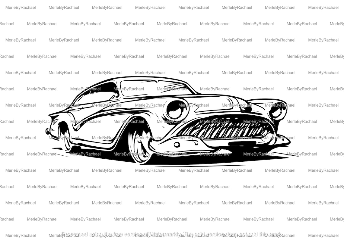 Classic Car Bundle of 3 Vector SVG Images Digital Download Vintage ...