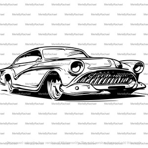 Classic Car Bundle of 3 Vector SVG Images | Digital Download | Vintage ...
