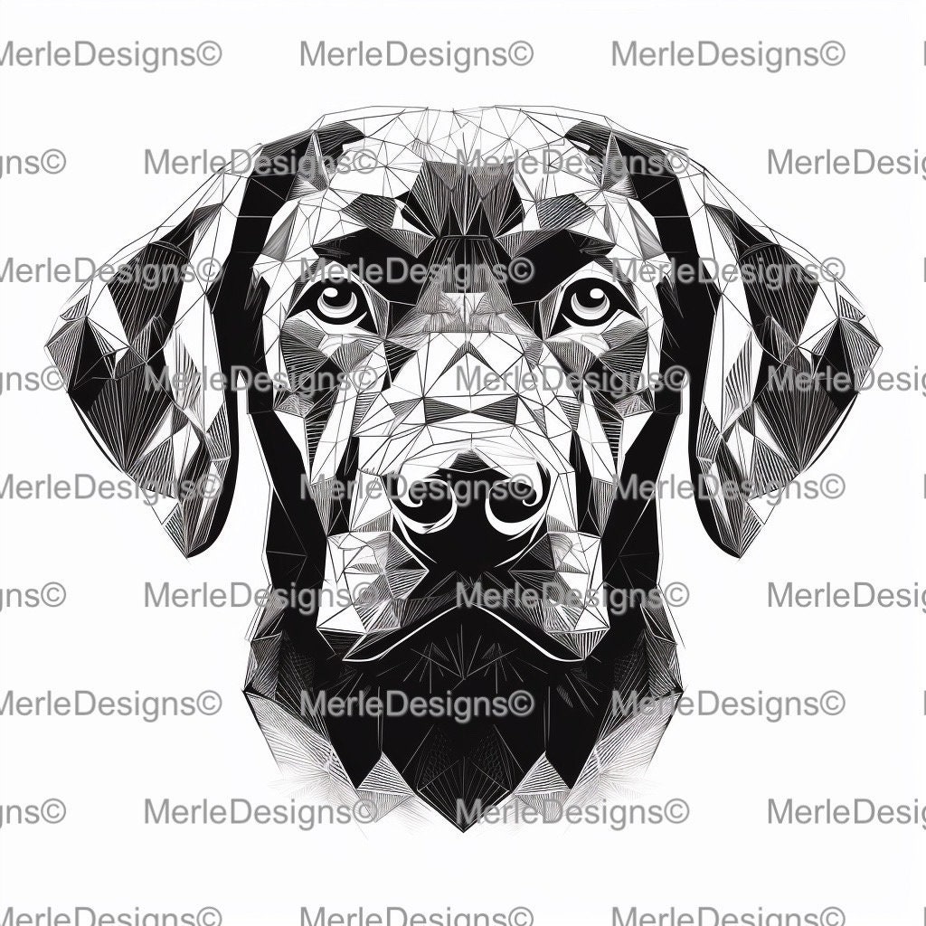 Black Lab Dog Bundle Vector SVG Images Digital Download Dog Breed ...