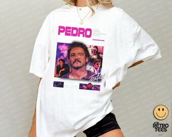 Pedro Pascal 90's Bootleg T-shirt - Etsy