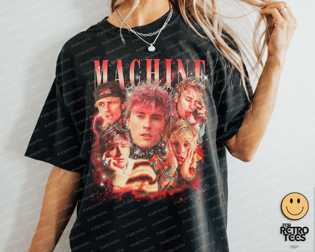 Limited Machine Gun Kelly MGK Vintage T-shirt, Gift for Women and Man ...