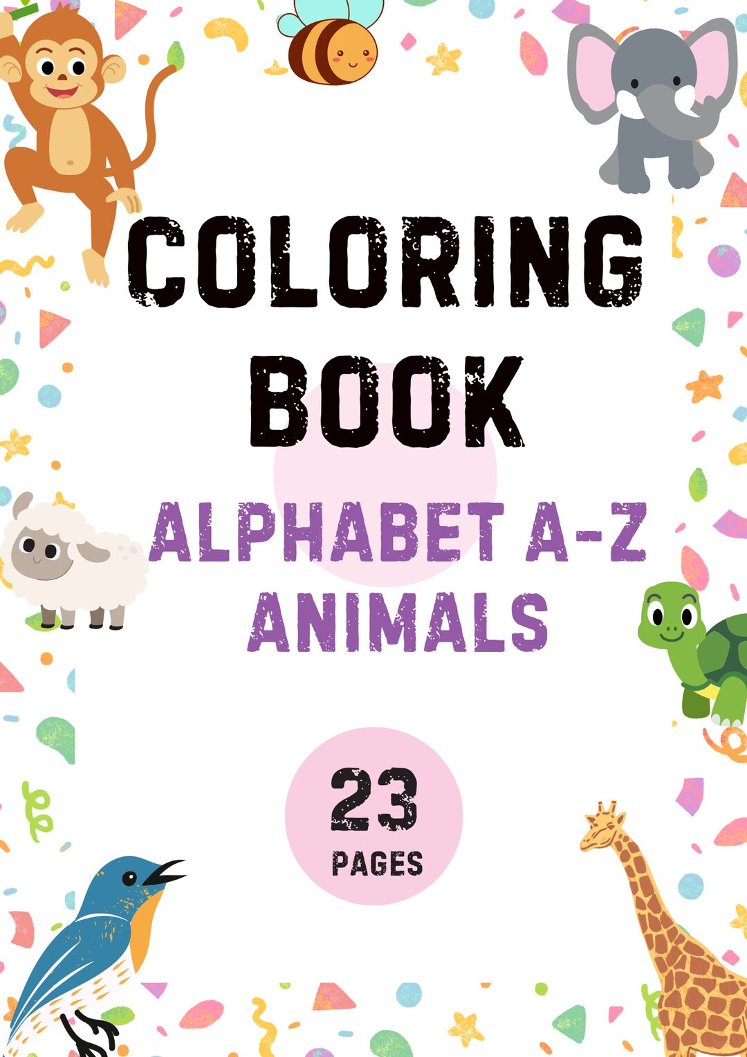 Printable Coloring Pages , Alphabet A-Z Animals , Coloring Book ...