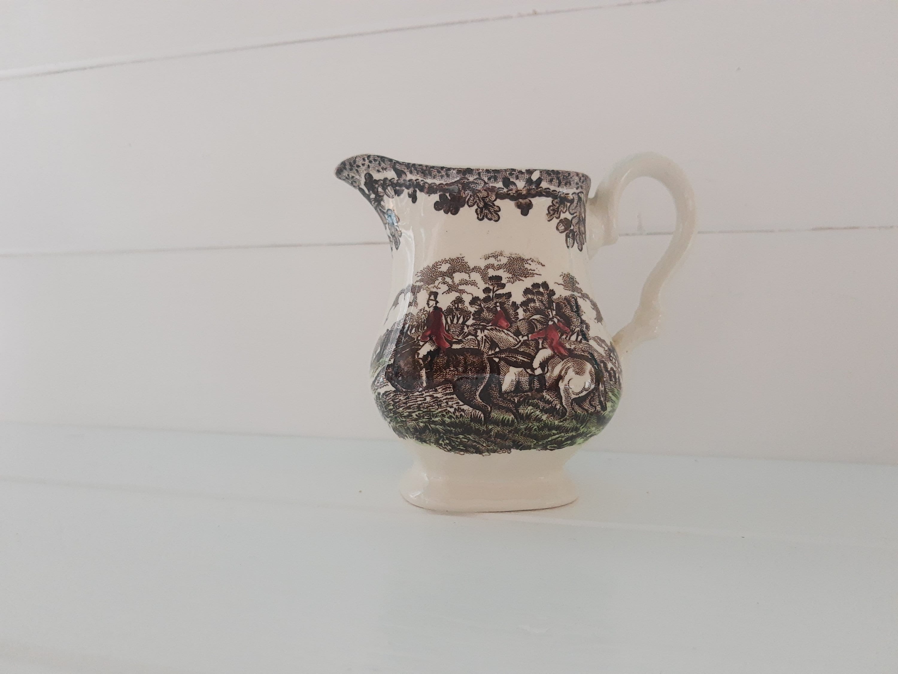 English Cream Pot Myott Country Life Staffordshire England Vintage ...