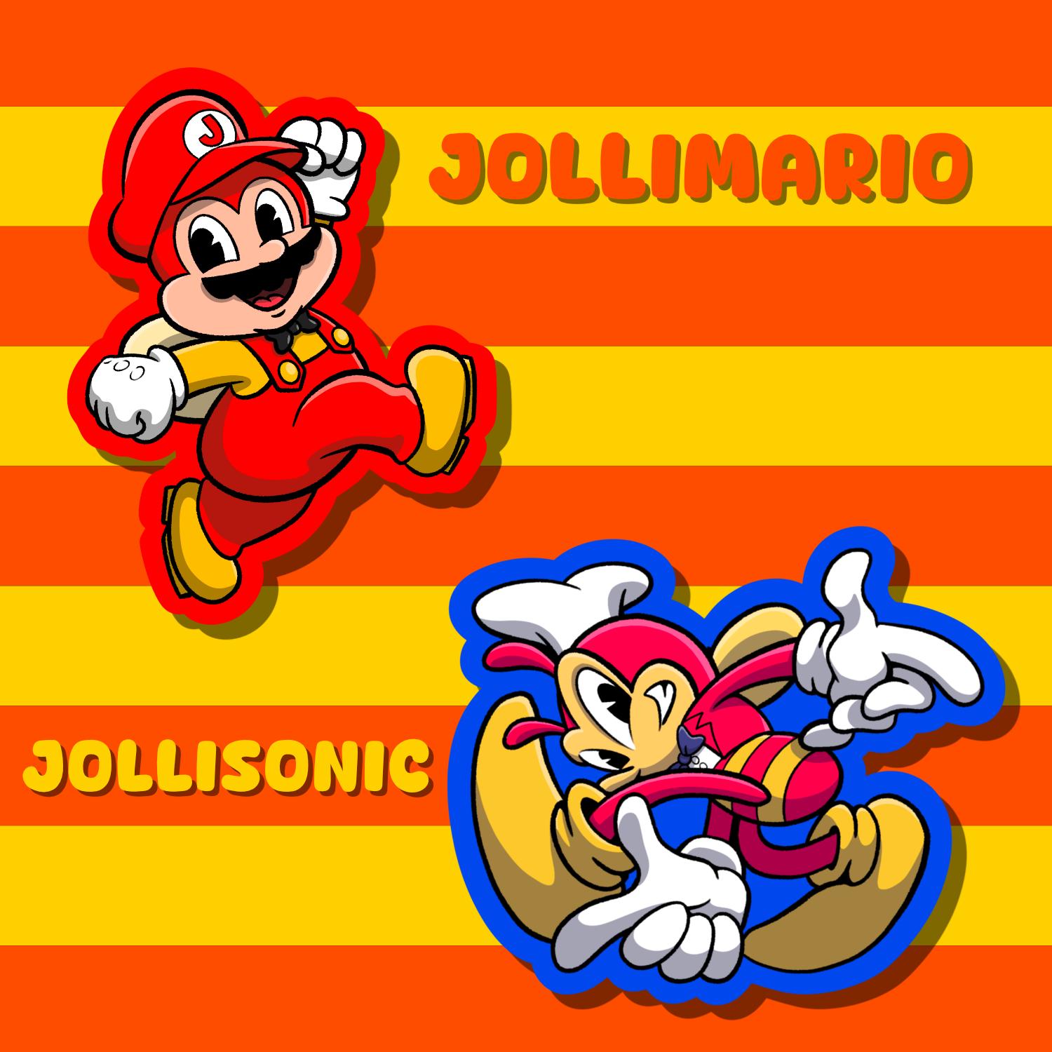 Jollibee Character Fusions | Glossy Vinyl Stickers - Etsy