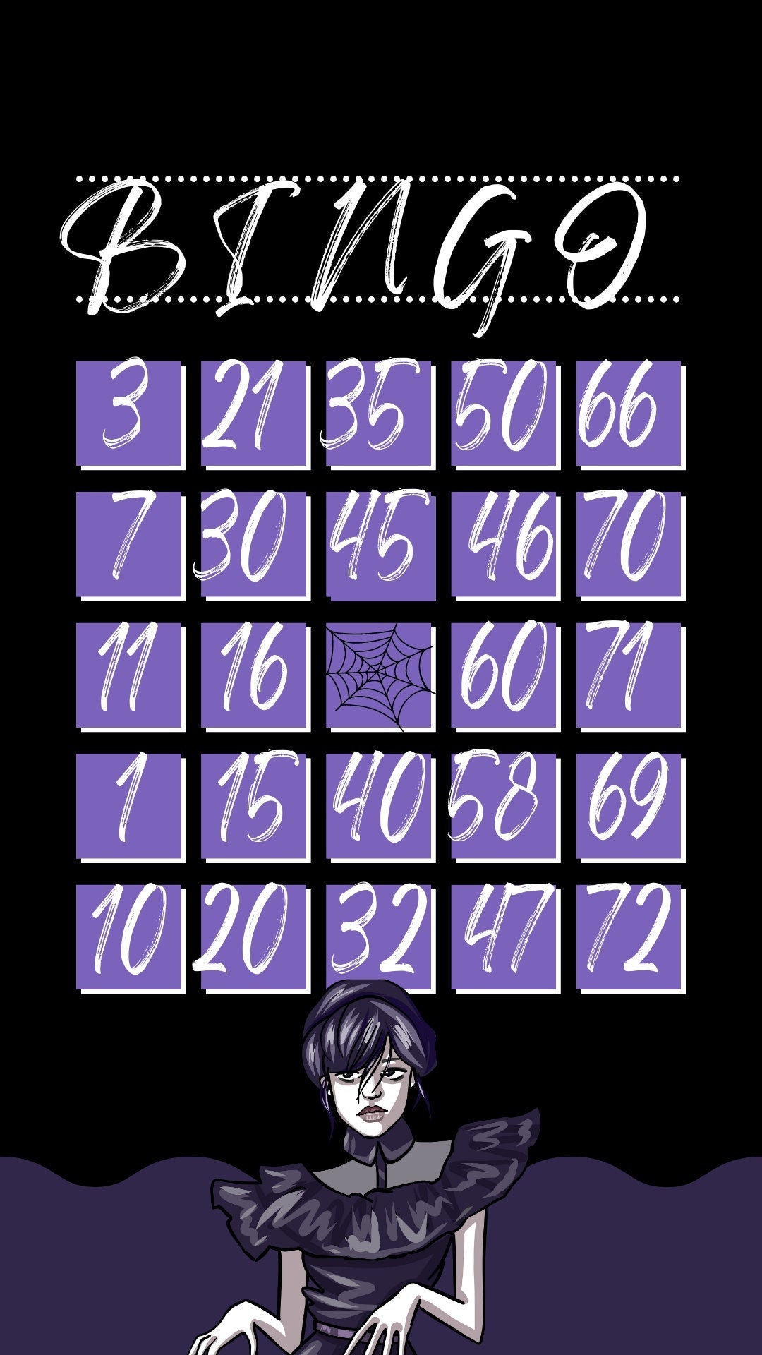 Themed Bingo Card - Etsy