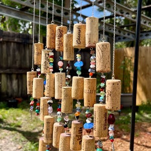 Wine Cork Wind Chimes - Etsy