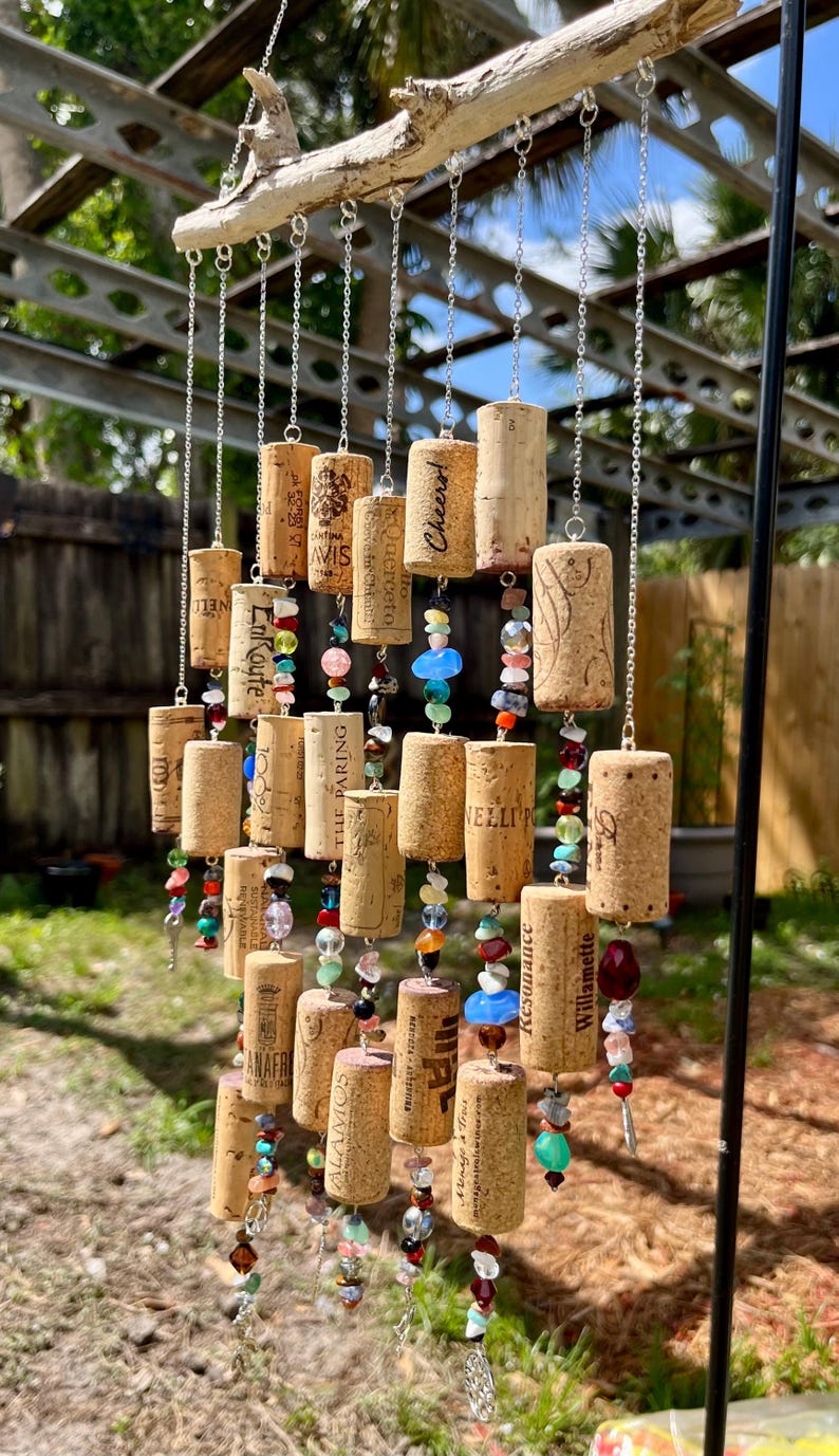 Wine Cork Wind Chimes - Etsy