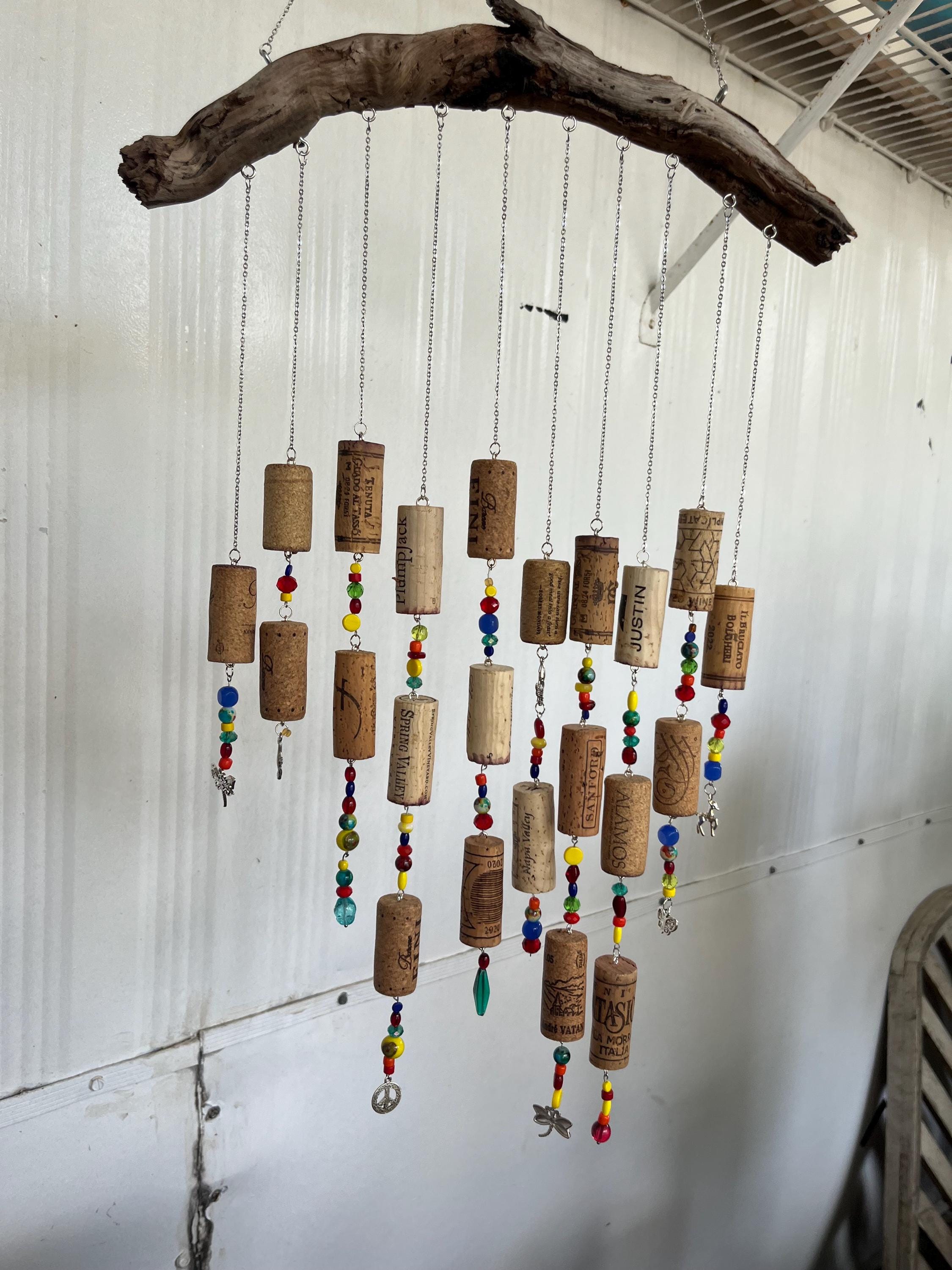 Wine Cork Wind Chimes - Etsy