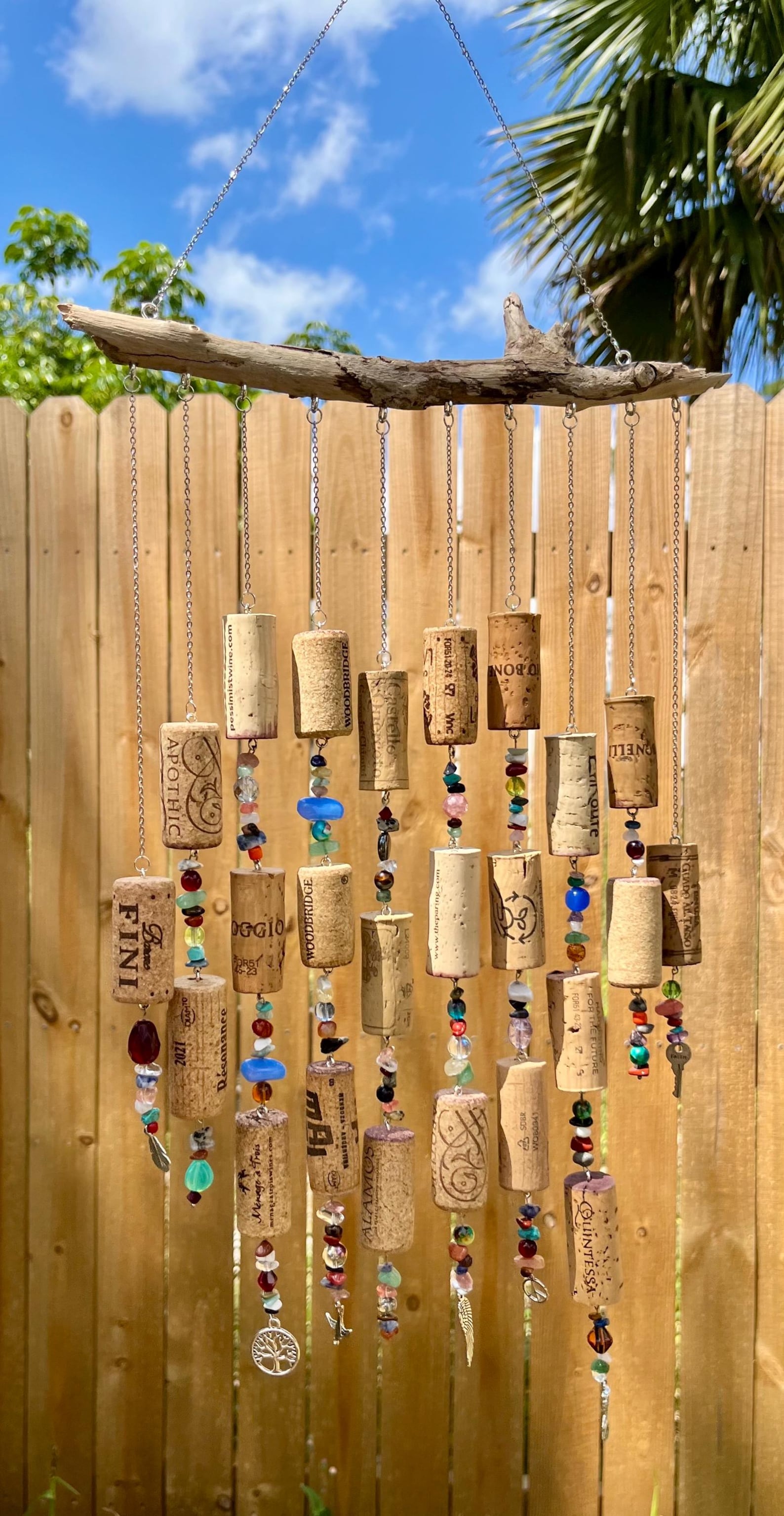 Wine Cork Wind Chimes - Etsy