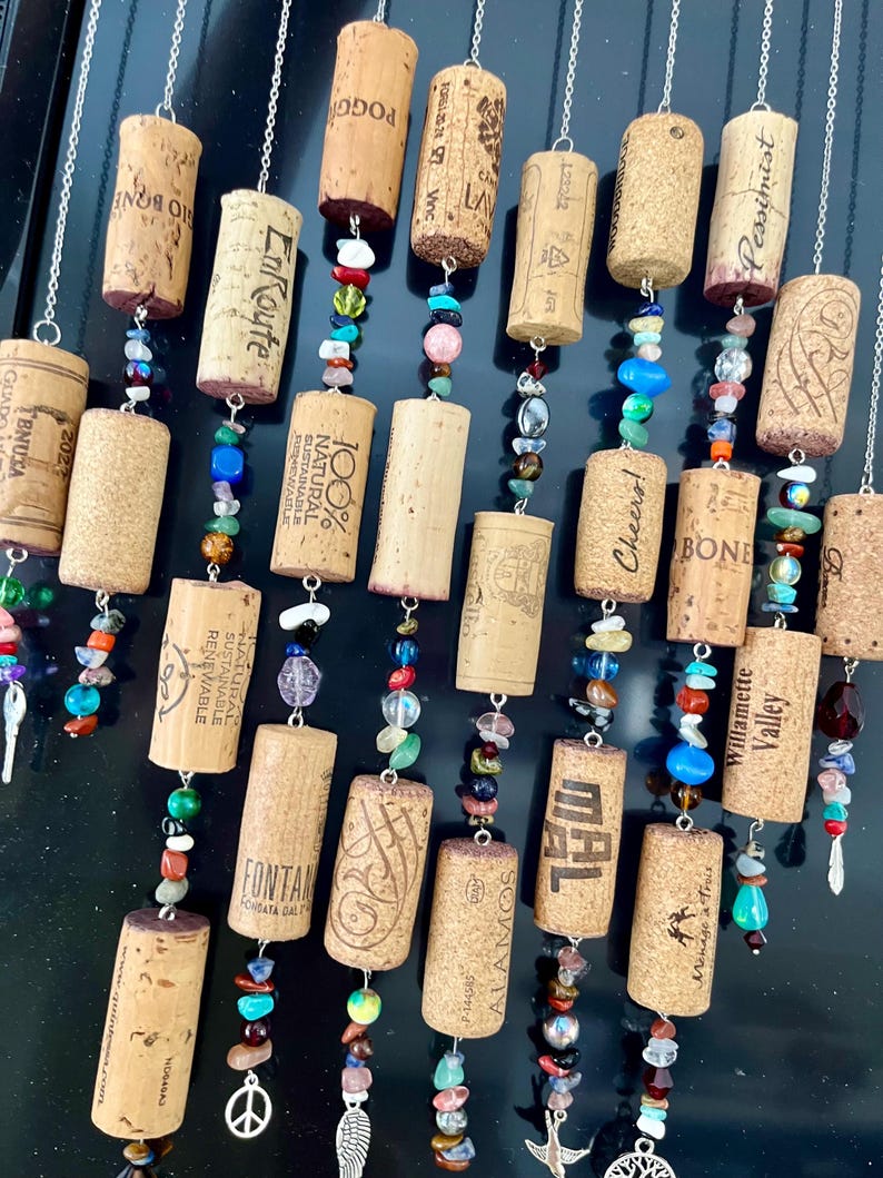 Wine Cork Wind Chimes - Etsy