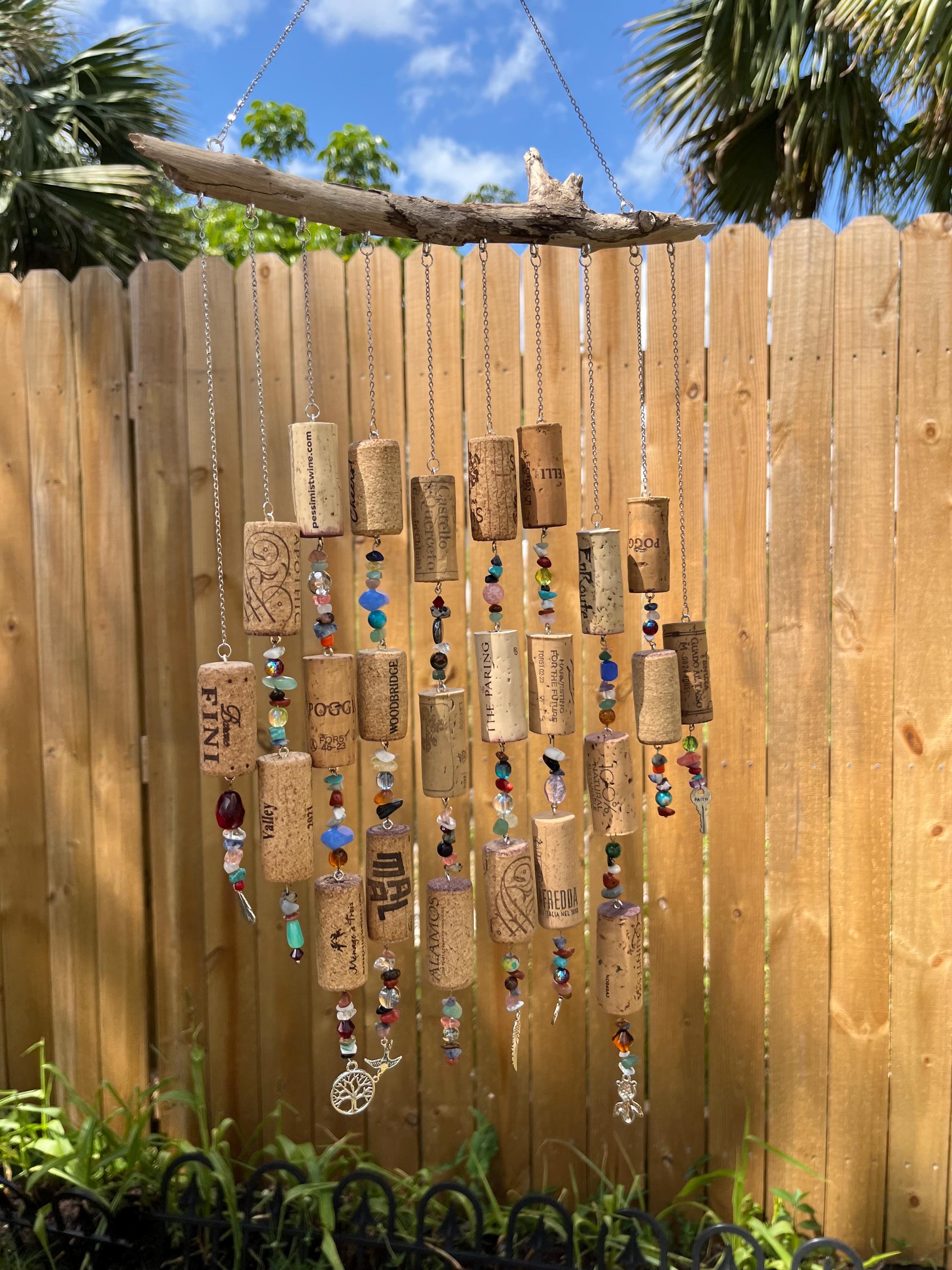 Wine Cork Wind Chimes - Etsy