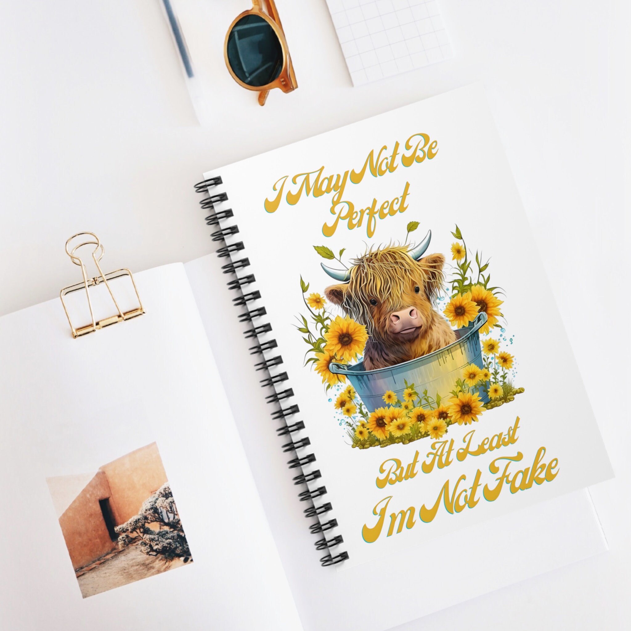 Highland Cow Spiral Notebook. Cow Notebook Gift. Cow Lover Gift. Cow ...