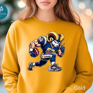 Los Angeles Rams Sweatshirt, Ram Football Tee, NFL Team Apparel, Rams ...
