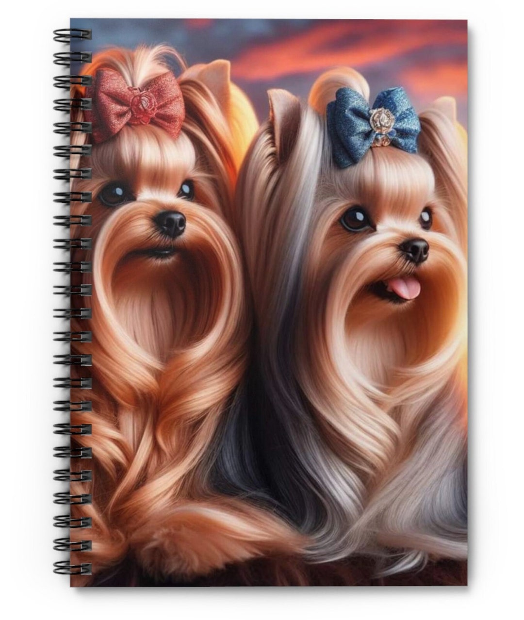 Yorkie Spiral Notebook, Yorkie Notebook Gift, Yorkie Lover Gift, Yorkie ...