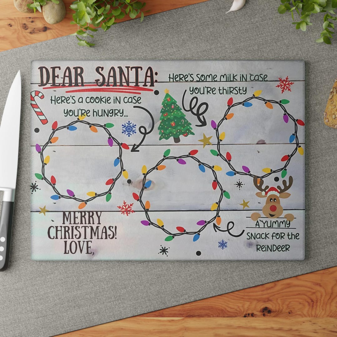 Christmas Decor, Holiday Cutting Board, Christmas Gift, Holiday Decor ...
