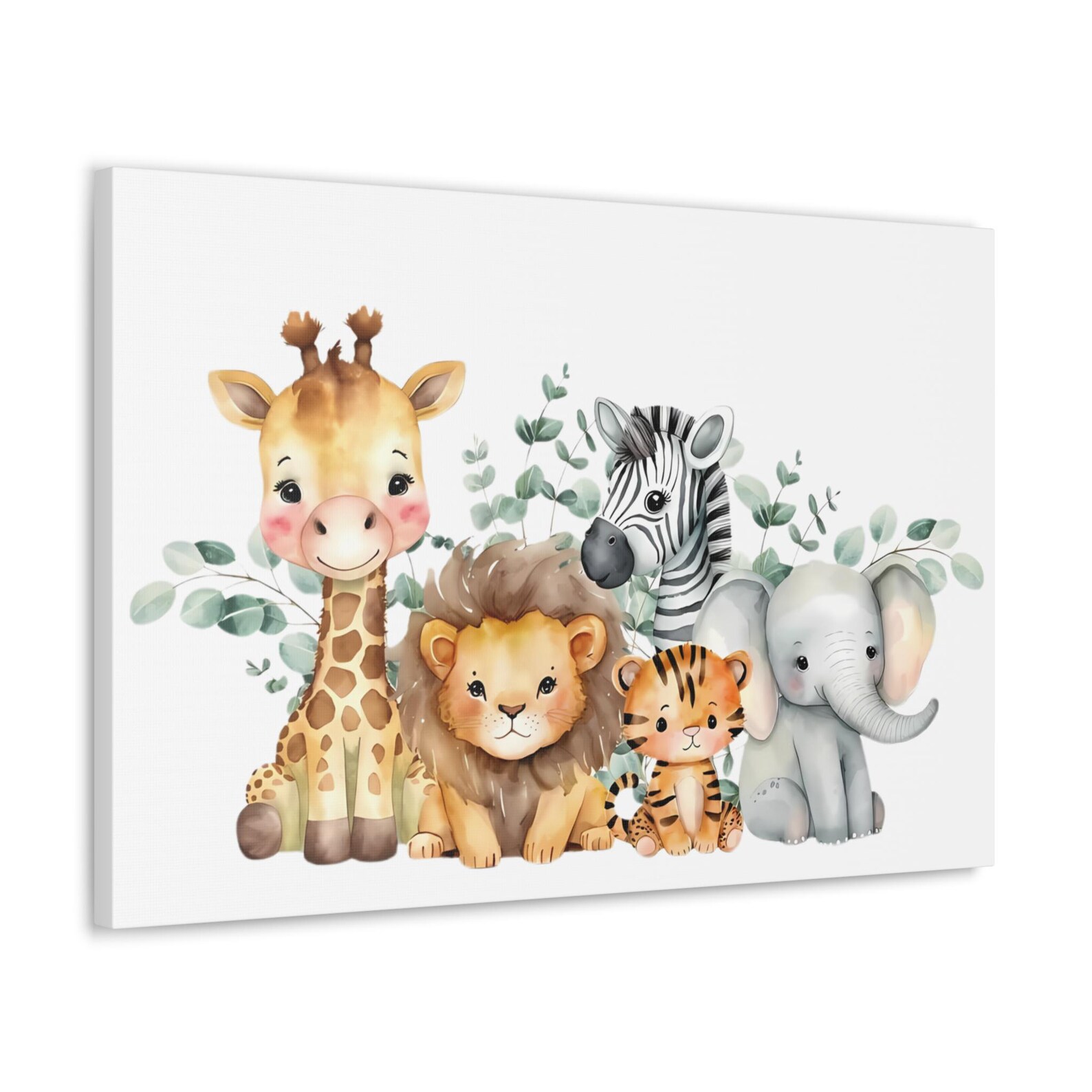 Safari Animal Nursery, Baby Room Decor, Jungle Themed Wall Decor, Kids ...