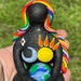 Mother Goddess Universe - Polymer Clay Figurine Divine Feminine Sparkly ...