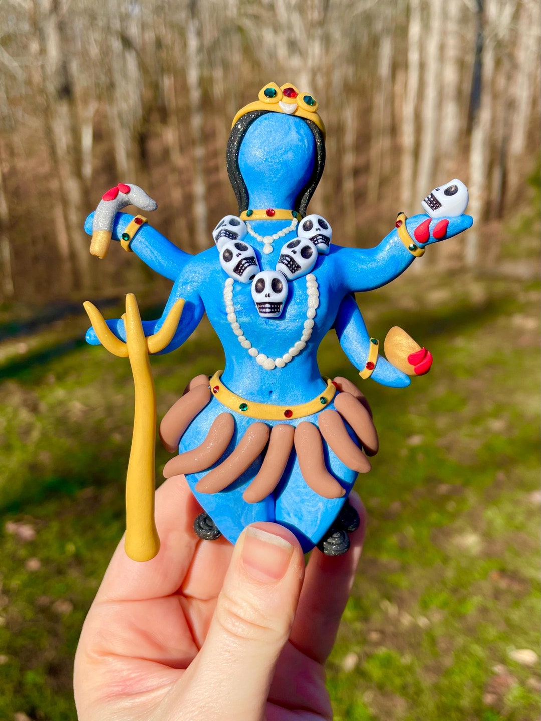 Kali Maa ~ Hindu Goddess ~ Dark Mother ~ Embodiment of Time - Etsy