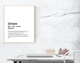 Arbejdsglæde Definition Print Digital Download Danish - Etsy