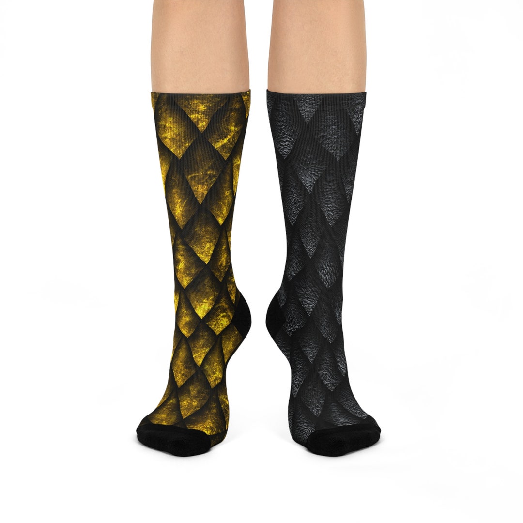 Dragon Scale Socks, Fourth Wing Fantasy Reader Gifts - Etsy
