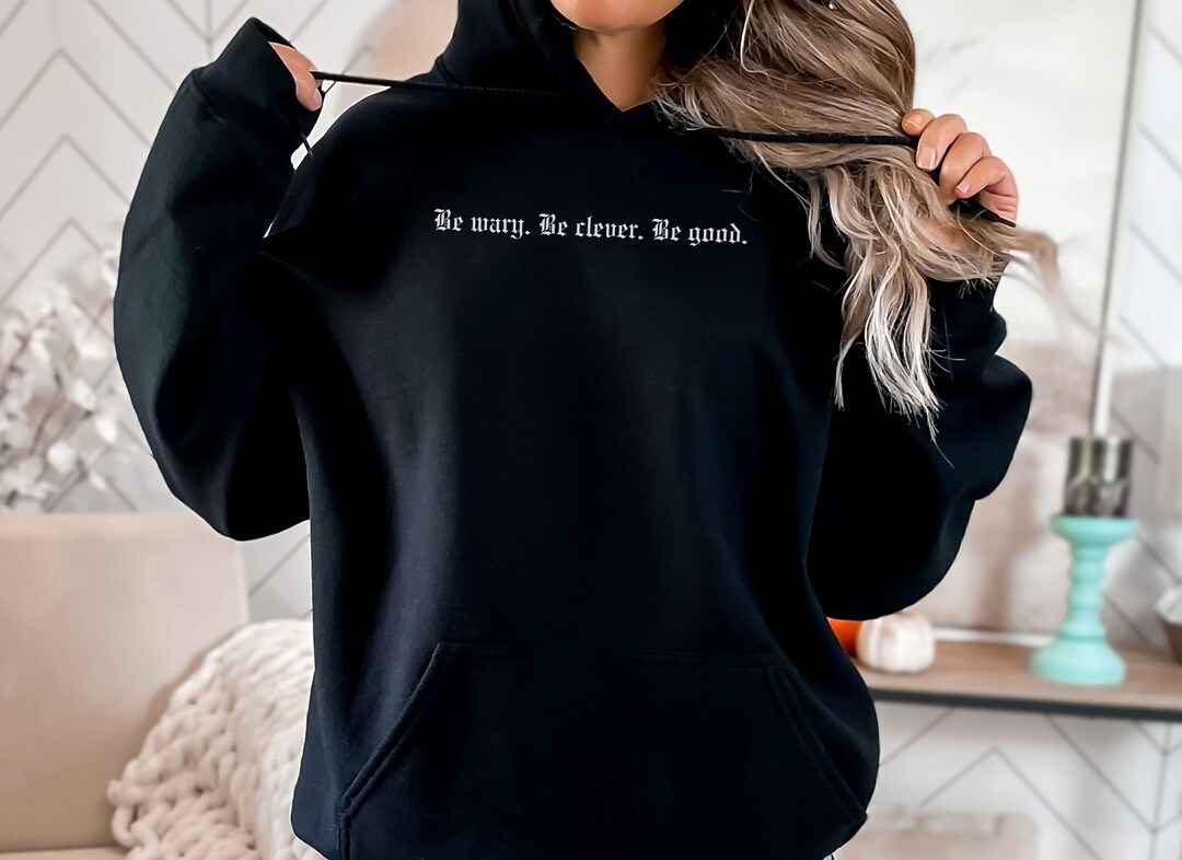 One Dark Window Embroidered Hoodie, Bookish Fantasy Merch - Etsy