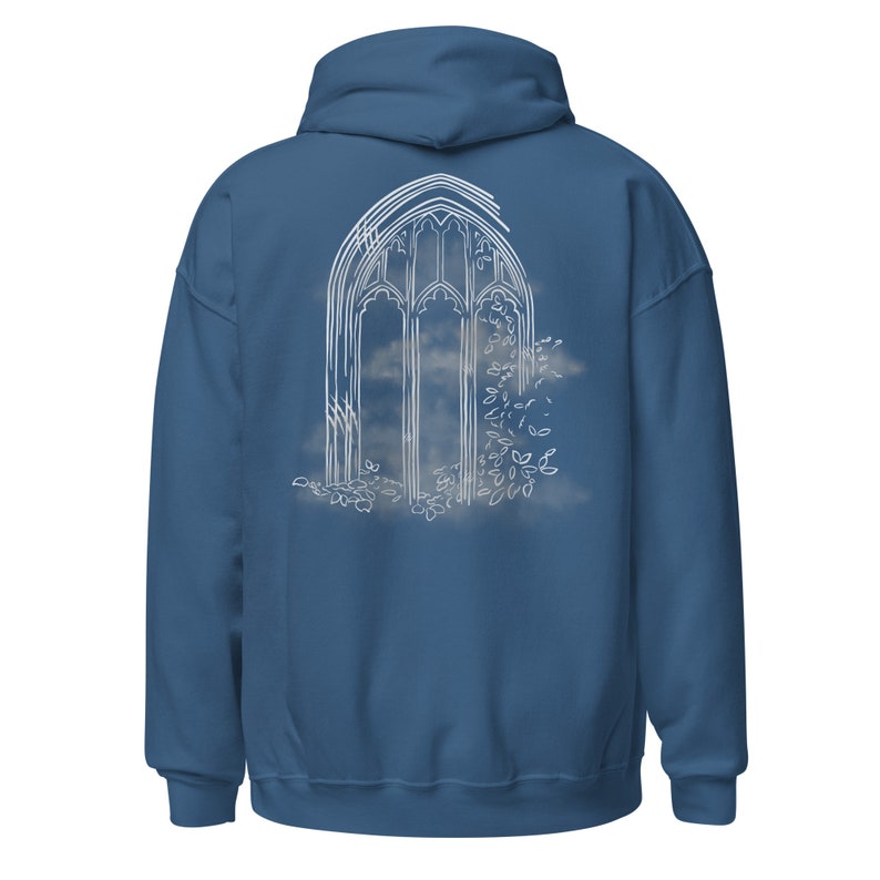 One Dark Window Embroidered Hoodie, Bookish Fantasy Merch - Etsy