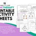 Printable Activity Sheets Alzheimer's & Dementia Care Senior Games and ...
