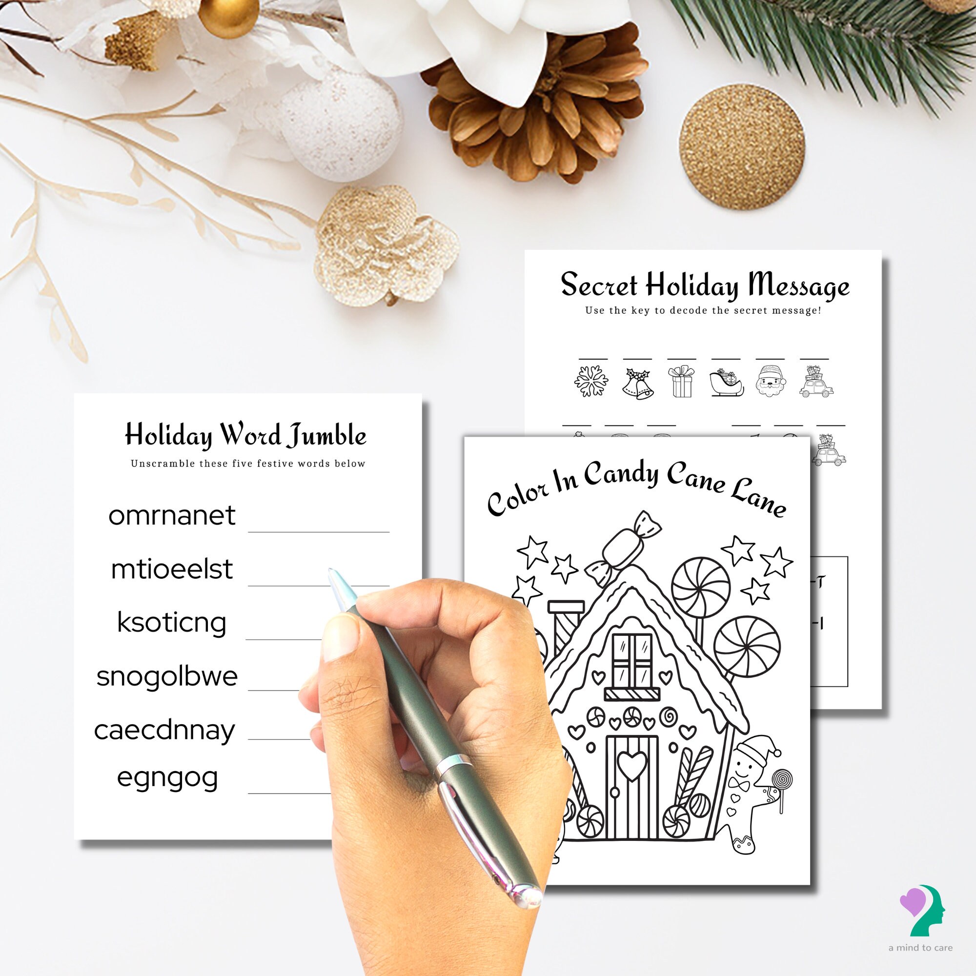 17 Printable CHRISTMAS Activity Sheets | Alzheimer's & Dementia Care ...