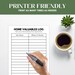 Printable Home Valuables Locator Log: Memory Loss Aid (US Letterhead ...