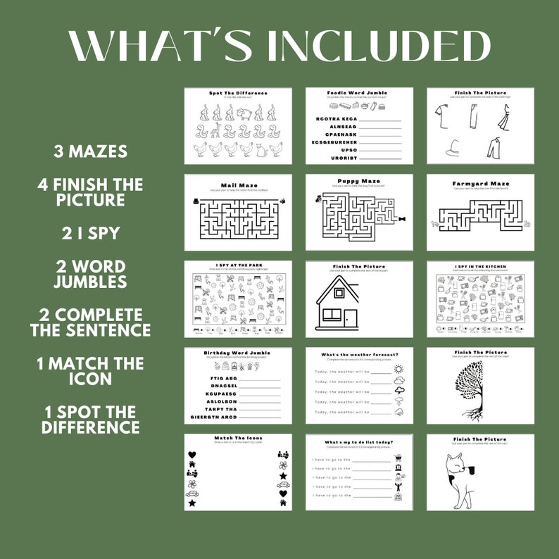 Printable Activity Sheets | Alzheimer's & Dementia Care | Senior Games ...