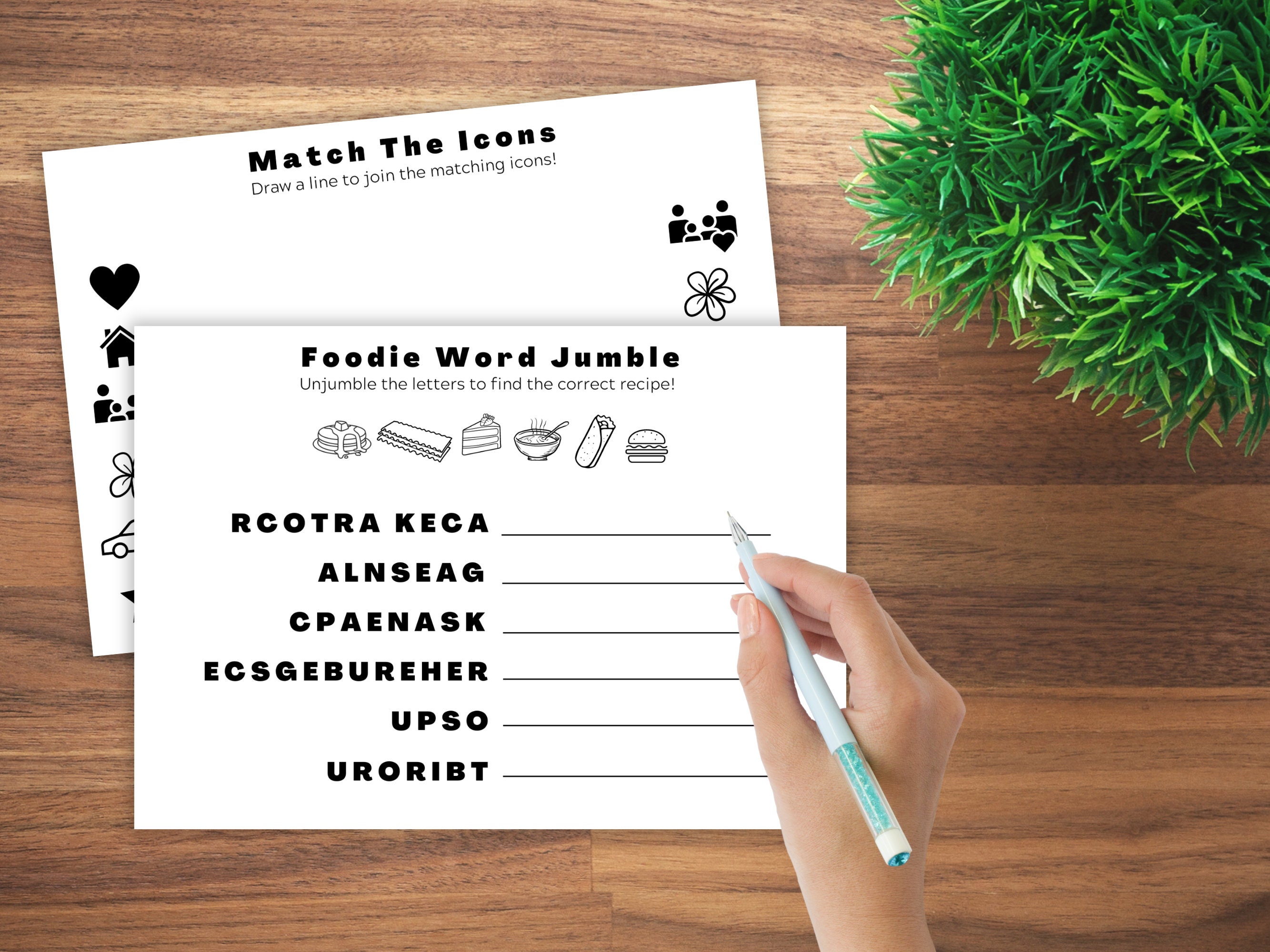 Printable Activity Sheets | Alzheimer's & Dementia Care | Senior Games ...