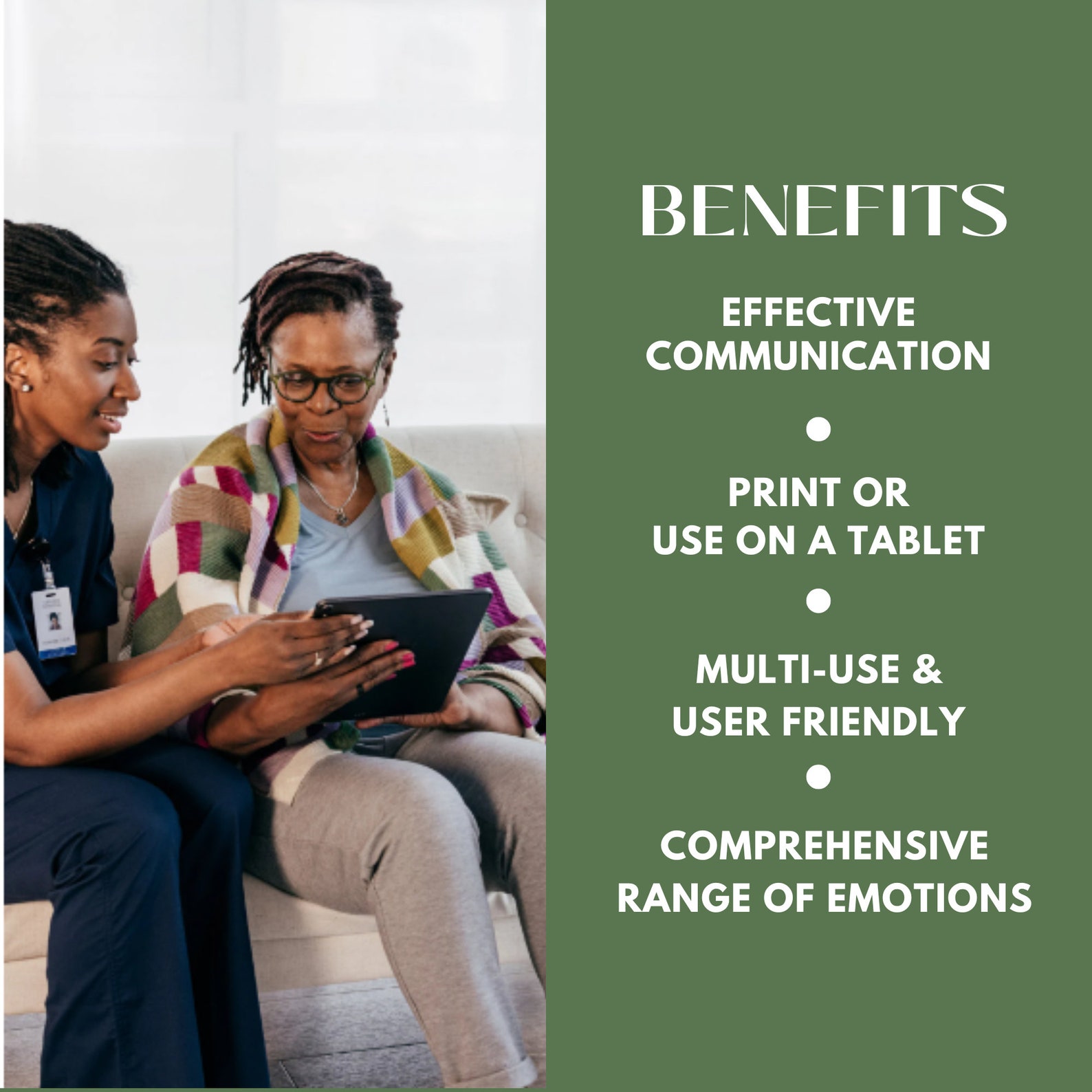 Printable Emotions & Needs Sheet: Pain Scale, Non-verbal Communication ...