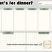 Printable Weekly Meal Planner Landscape, Food Diary, Meal Tracker, Meal ...