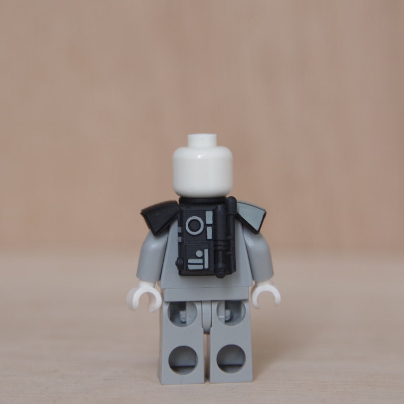 Custom Lego ARC Trooper Pauldron Grey Space Wars Minifigure - Etsy