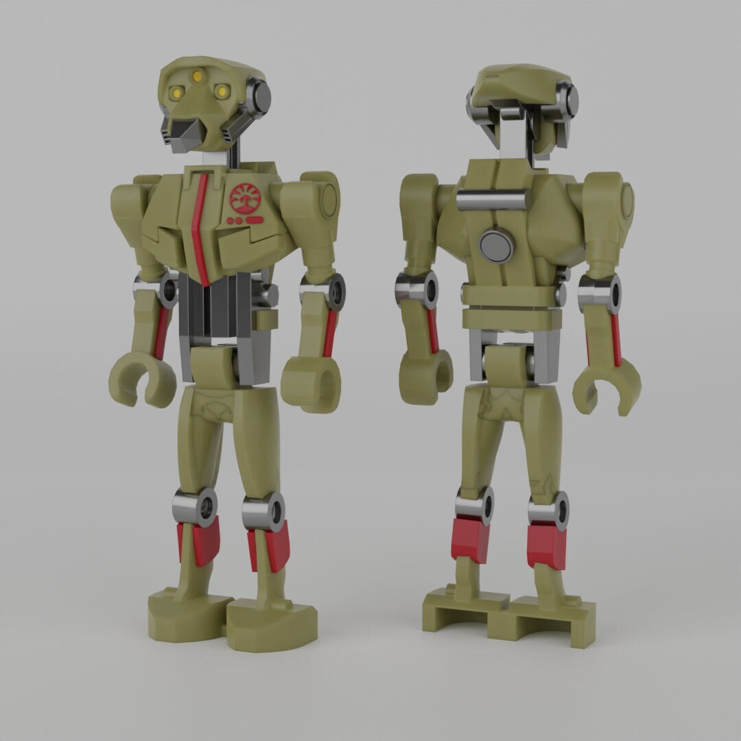 Custom Super Tactical Droid, Unidentified, Space Wars Minifigure - Etsy