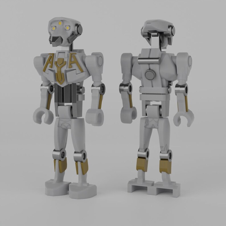 Custom Super Tactical Droid Aut-0 Space Wars Minifigure - Etsy