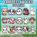 15 Farm Animal Emotes/badges Bundle Pack - Twitch, Youtube, Discord ...