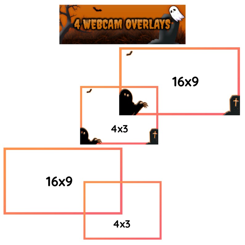 Halloween Stream Overlay Package | Stream Overlay Package | Twitch ...