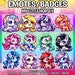 12 My Little Horsey Emotes/badges Bundle Pack Twitch - Etsy