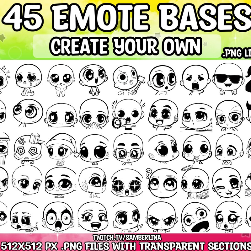 Chibi Drawing Base - Etsy