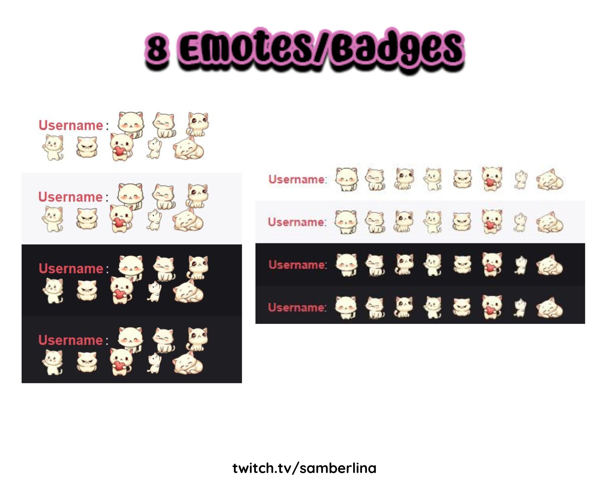 Cute Animated Cat Stream Overlay Package Stream and Webcam - Etsy